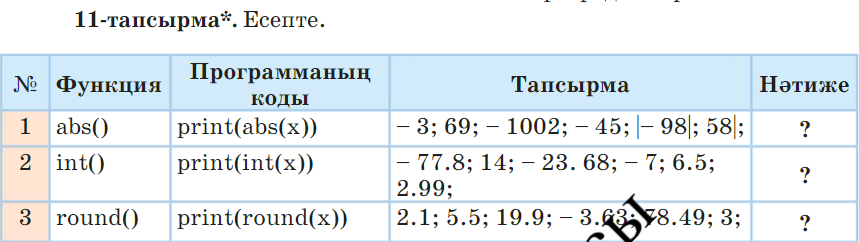 Python бағдарламалау тілінен есептер жинағы (қазақша)