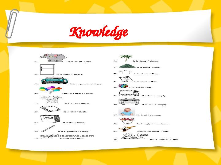 Adjectives. Degrees of comparison.