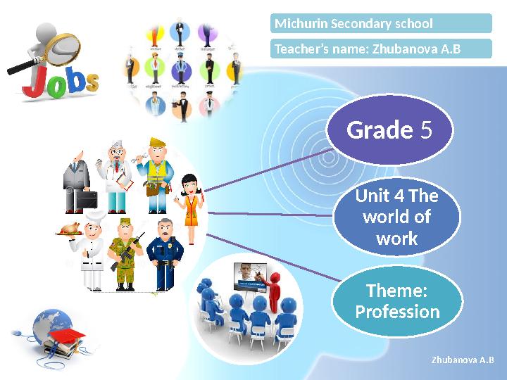 Presentation: The world of work 5 grade