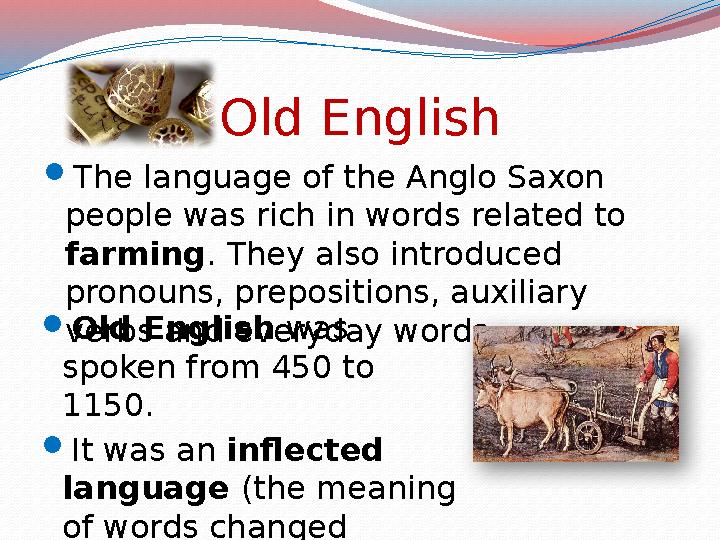 Evolution of English language