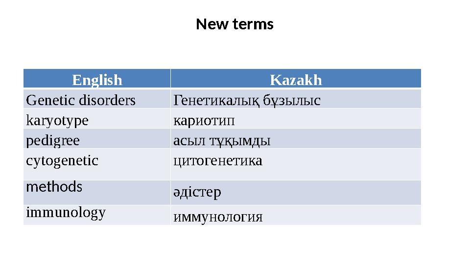 Адам генетикасы және оның зерттеу әдістері