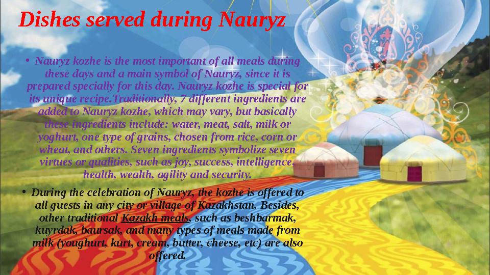 Nauryz presentation