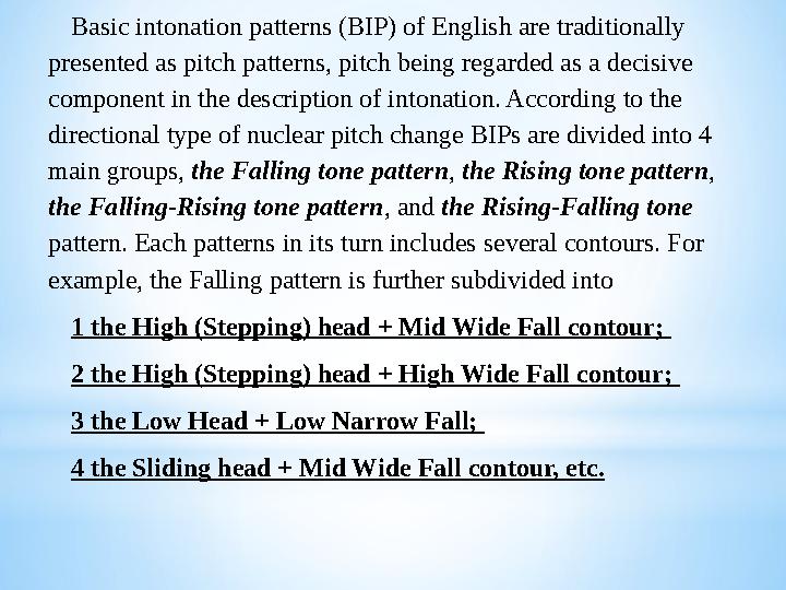 Intonation in questions