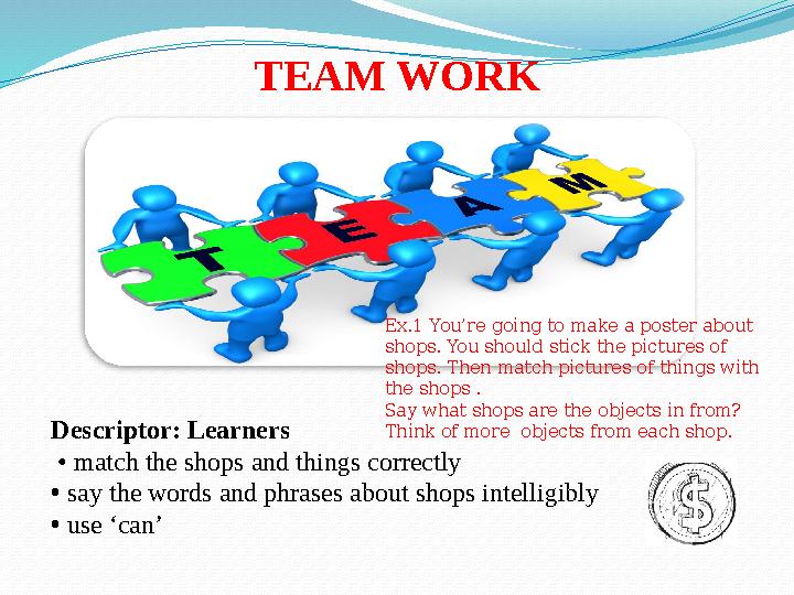 Shops grade 5 English plus